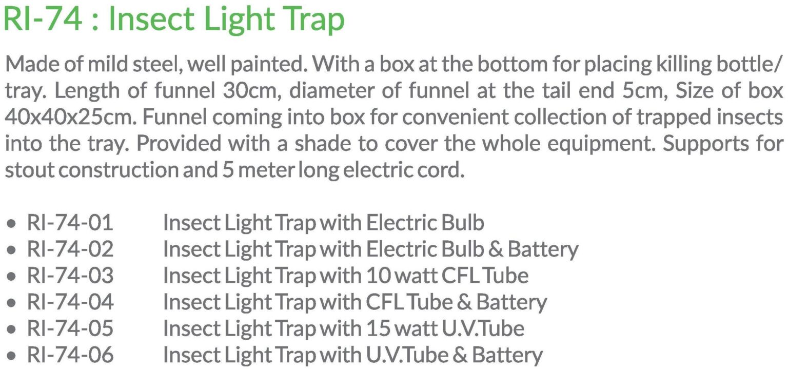 Insect Light Trap – Shubh Enterprise